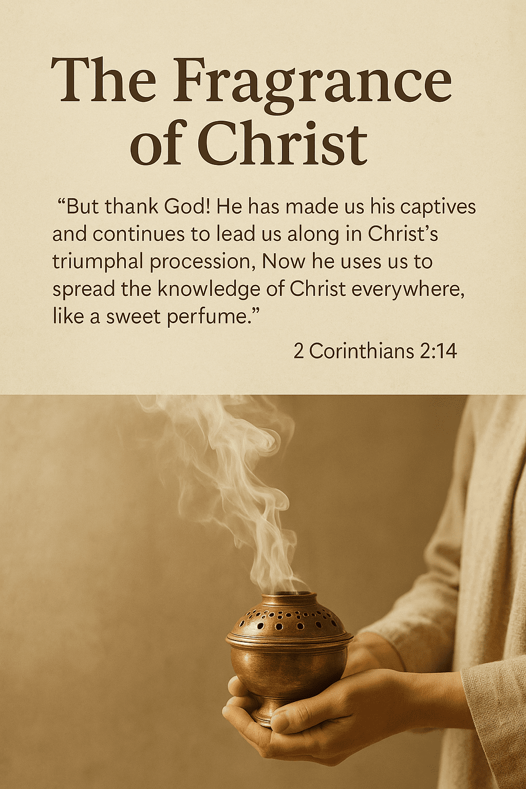 The Fragrance of Christ – Lincoln Church